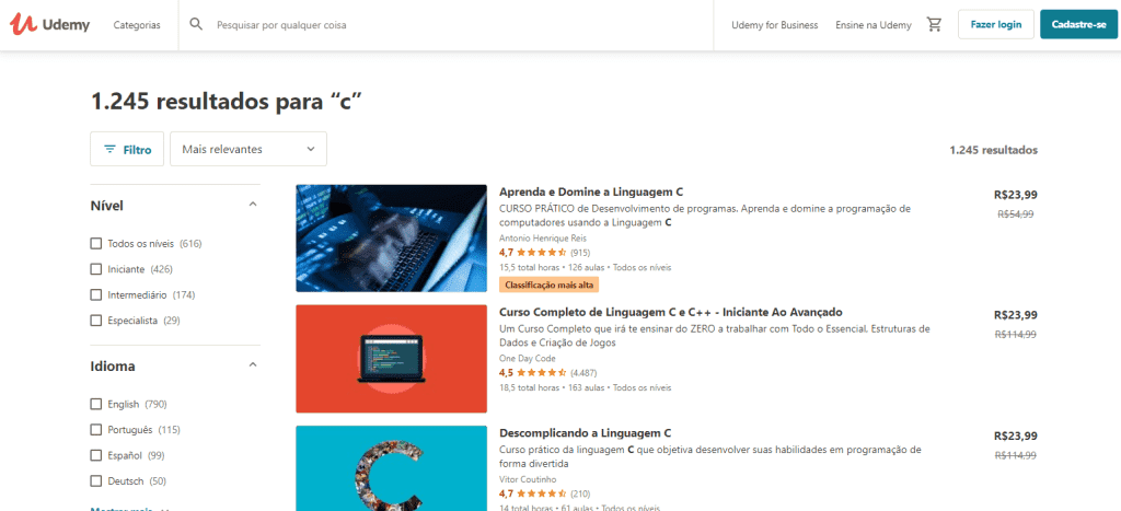 Linguagem C - Aprenda A Programar Nessa Linguagem